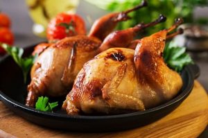 How to Make Baked Quails with Hot Honey Glaze