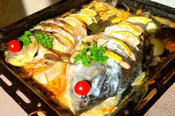 Baked Crucian Carp in Sour Cream | Elegant Dinner Recipe